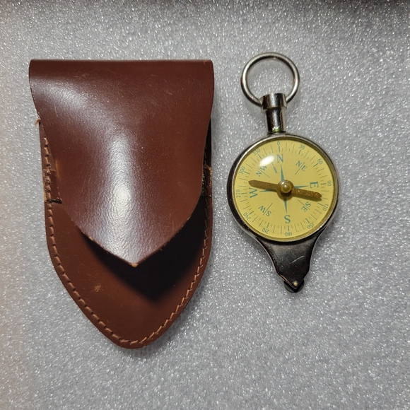 Vintage | Accessories | Vintage Pocket Compass Inches To Miles Tool Made In Germany | Poshmark